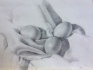 Tonal Values – eggs exercise – Bethany Moore Artist